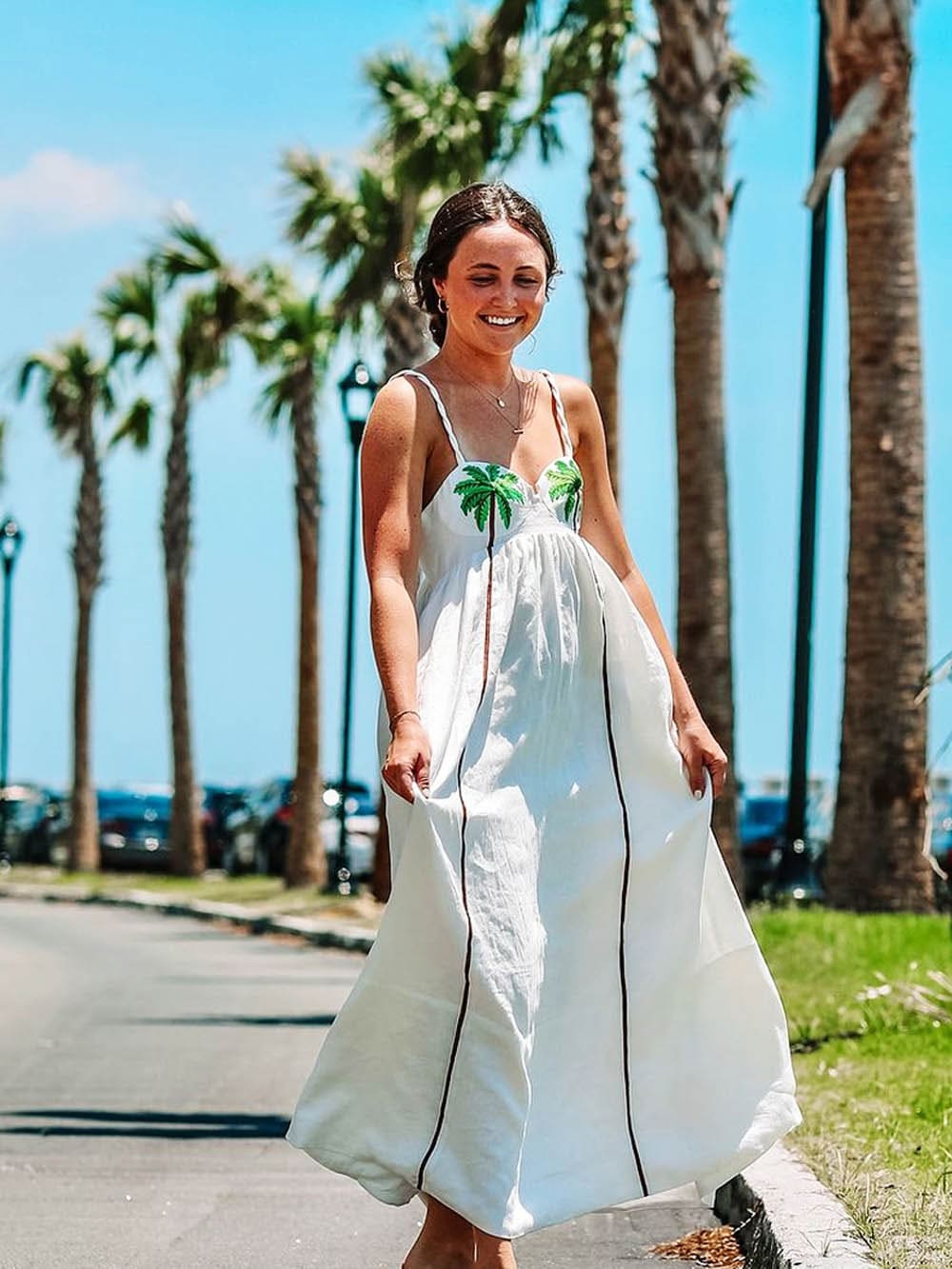 Laura® | Pretty palm tree maxi dress – Lily Hil