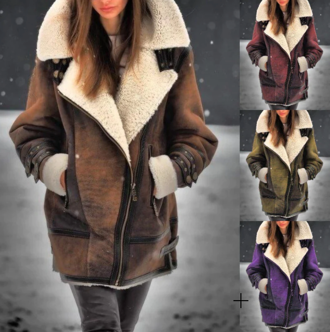 Tamsin® | Padded faux leather jacket for women – Lily Hil