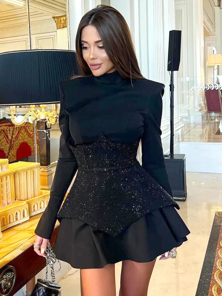 Ramona® | Shiny mini dress with sequins – Lily Hil