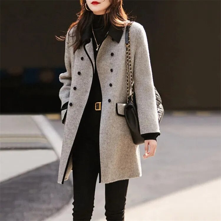 Alida® | Mid-length wool coat – Lily Hil