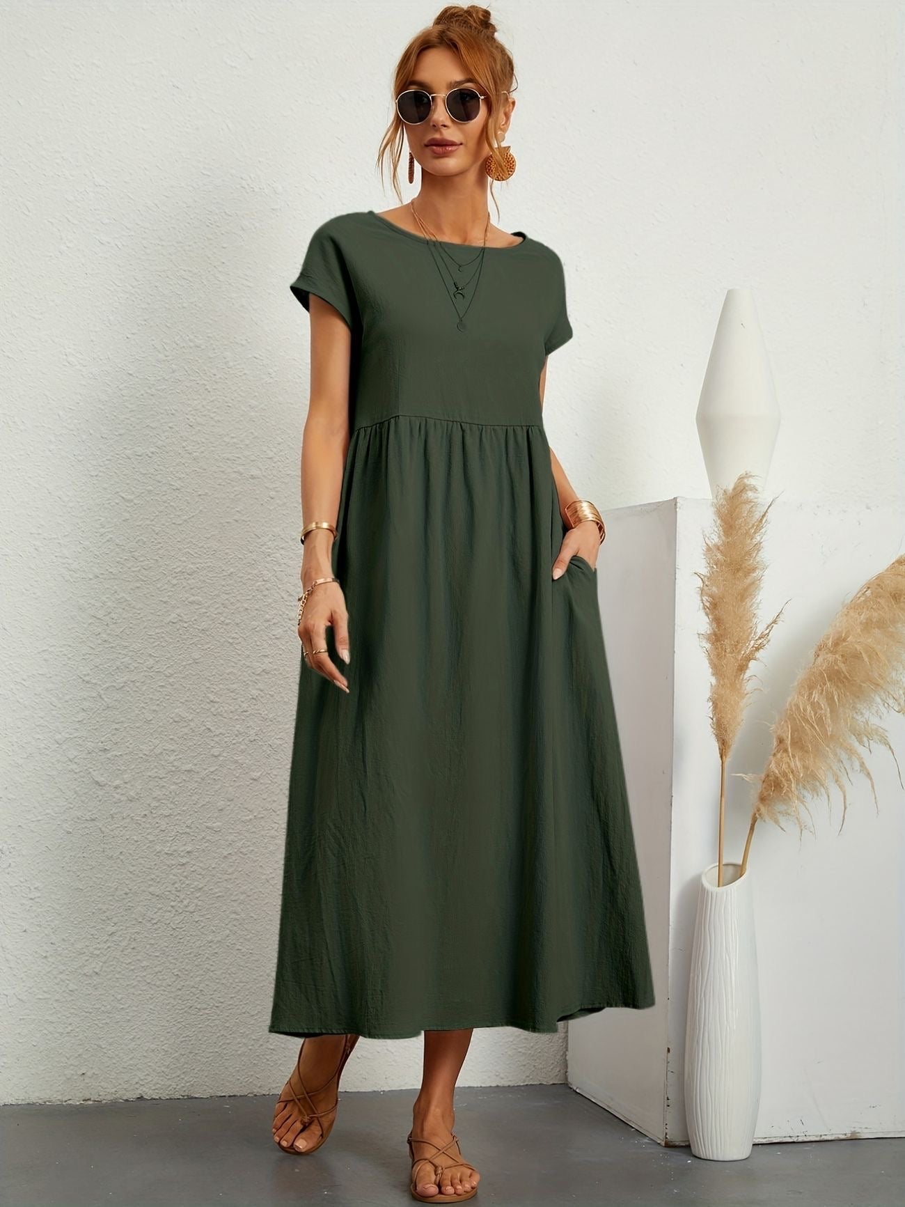 Brenda® | Elegant linen dress – Lily Hil