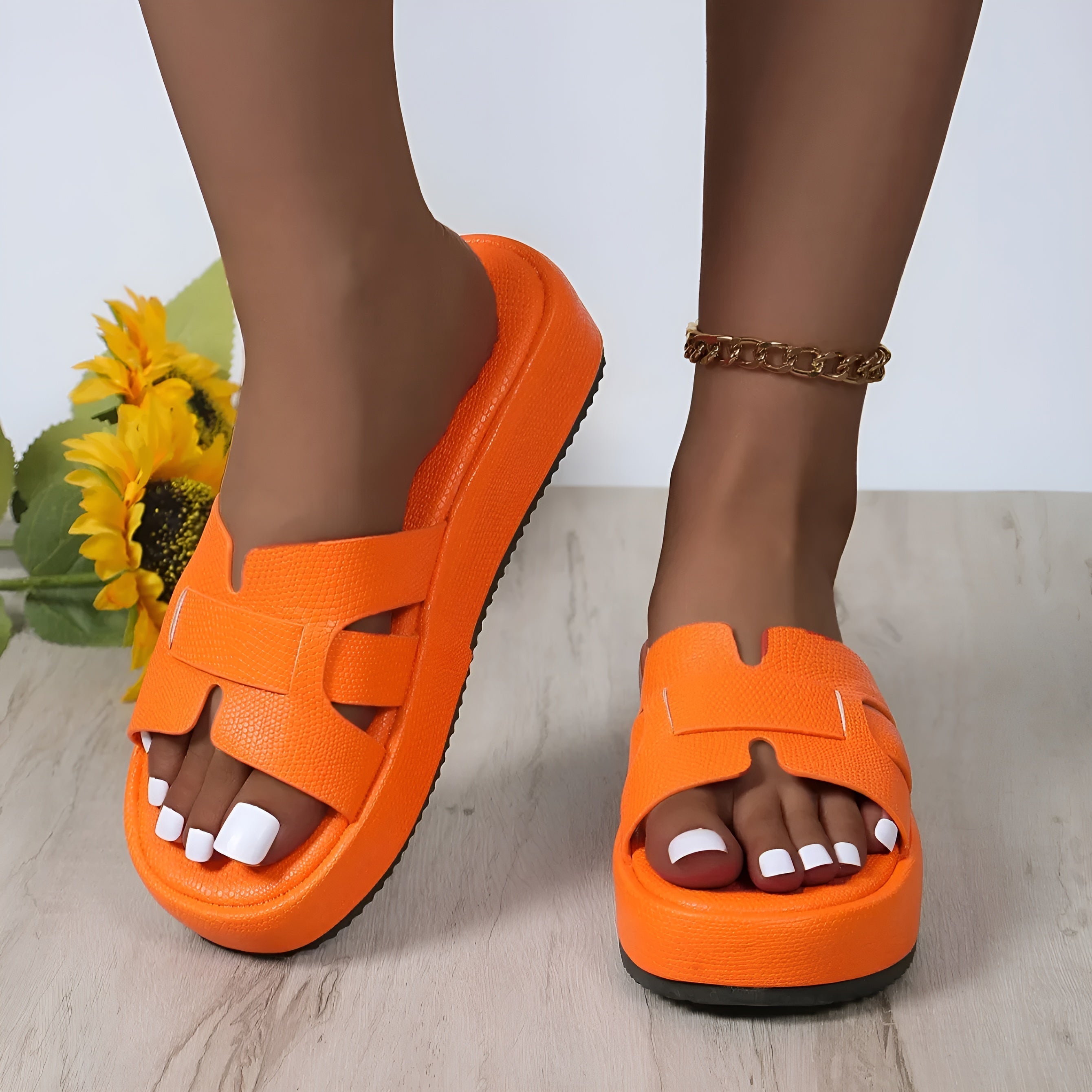 Georgina® | Orthopedic Glitter Flip Flops For Summer – Lily Hil
