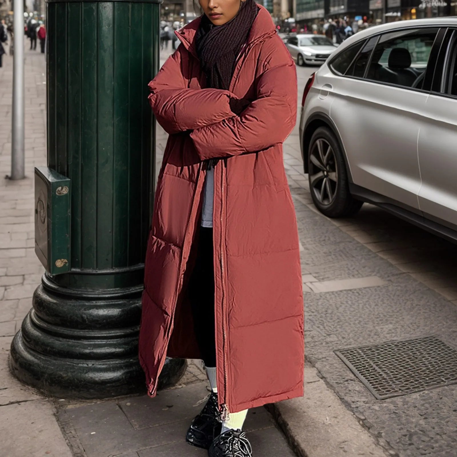 Isabel® | Long and modern jacket for cold days – Lily Hil