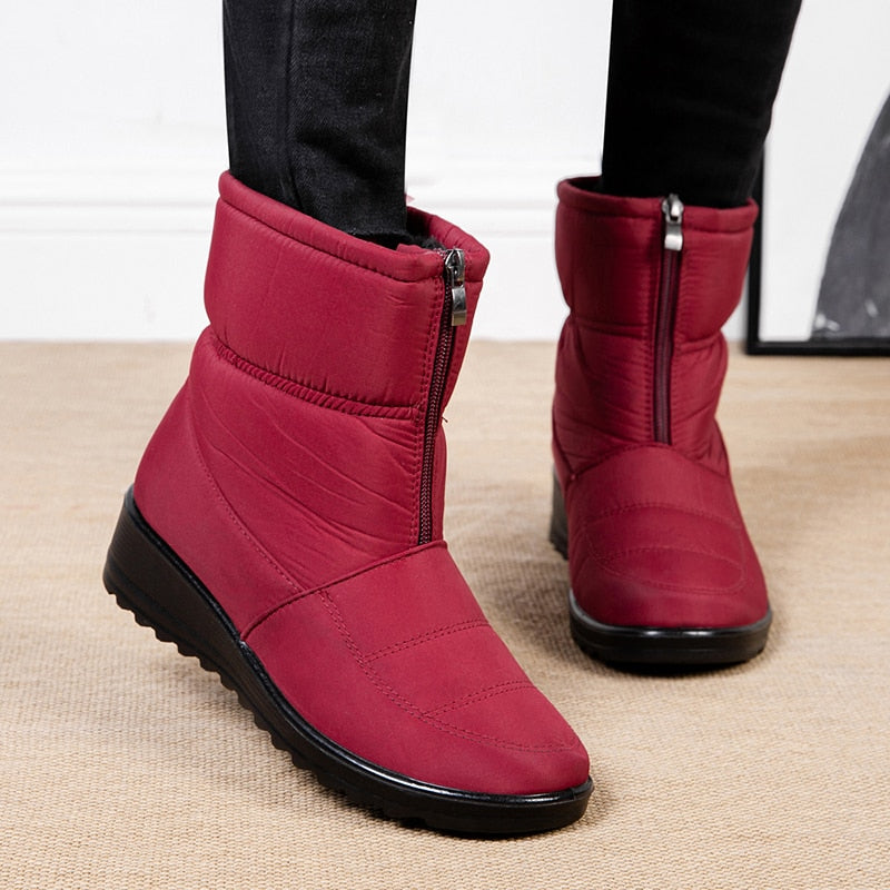 Yoselin® | Women's waterproof winter boots with zip – Lily Hil