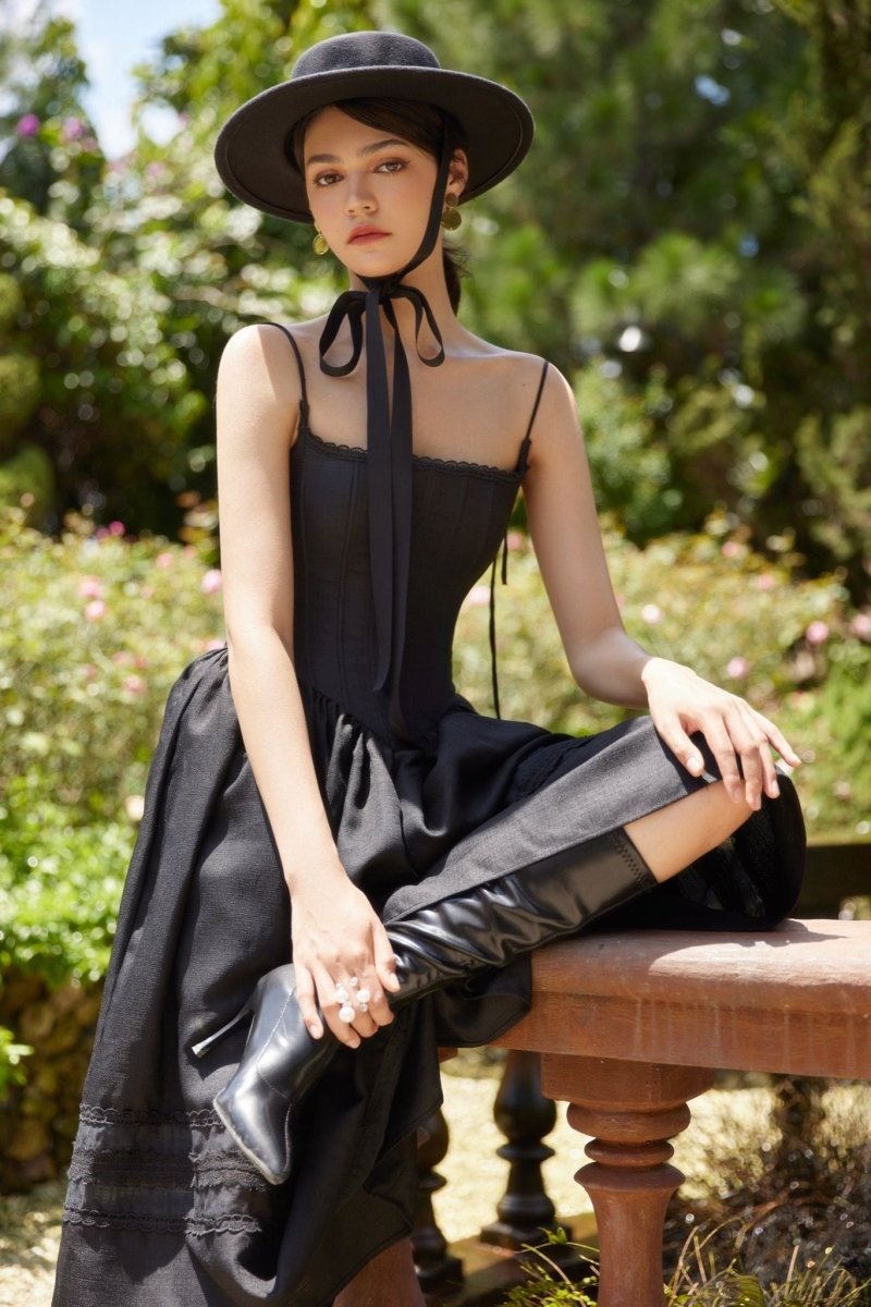 Brenda® | A-Line Midi Slip With Lace Trim – Lily Hil