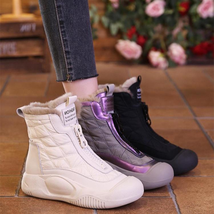 Hermione® | Alizée fleece high boots with zip (New Collection) – Lily Hil