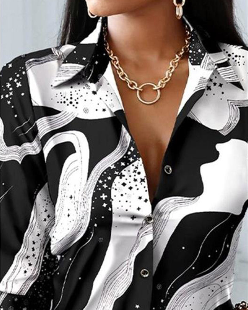Bucello® | Black White Blouse – Lily Hil